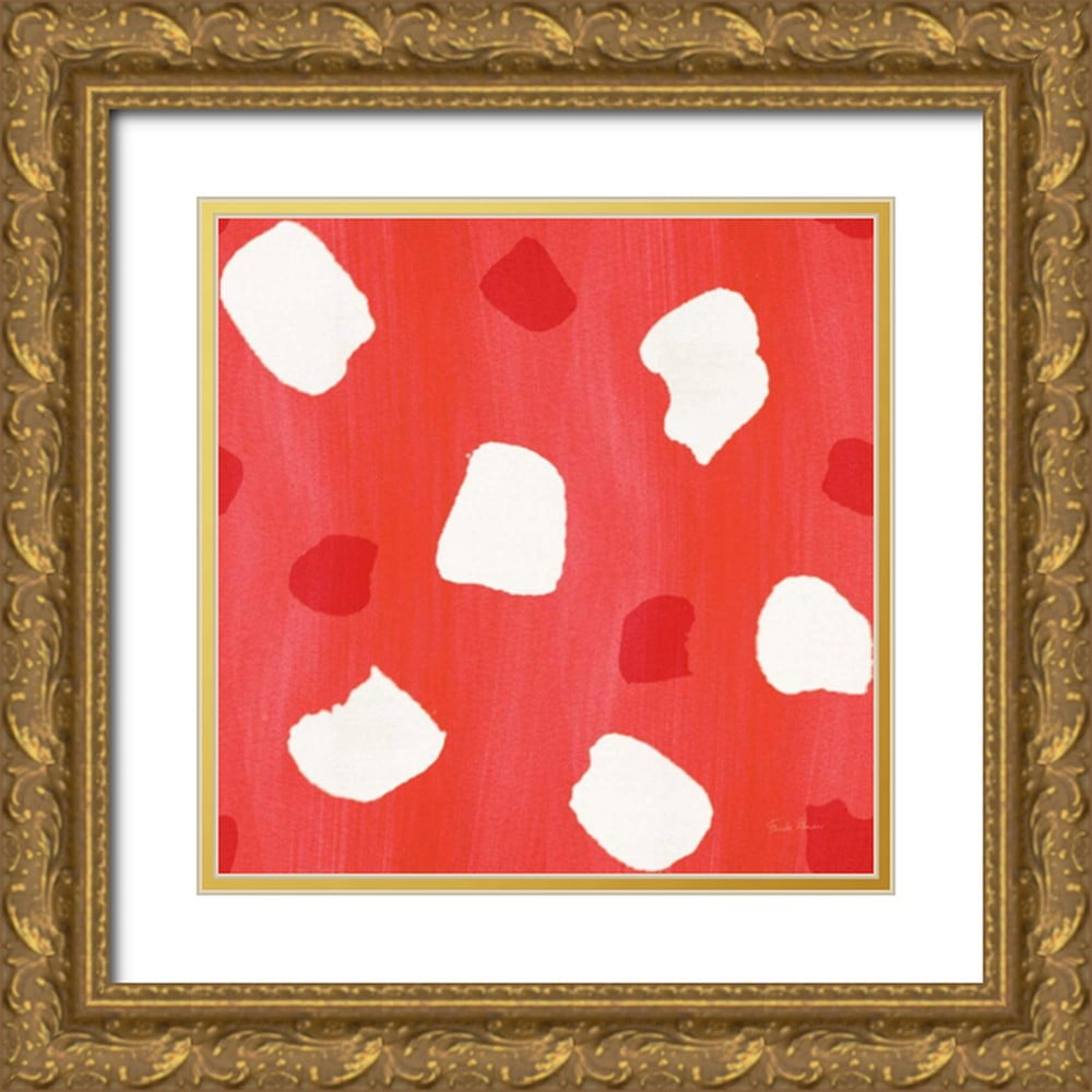 Zaman, Farida 12x12 Gold Ornate Wood Framed with Double Matting Museum ...