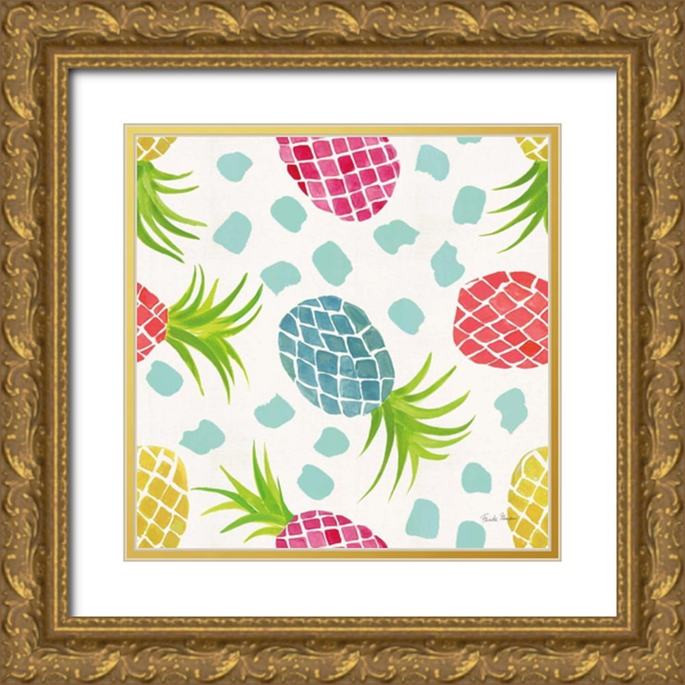 Zaman, Farida 12x12 Gold Ornate Wood Framed with Double Matting Museum ...