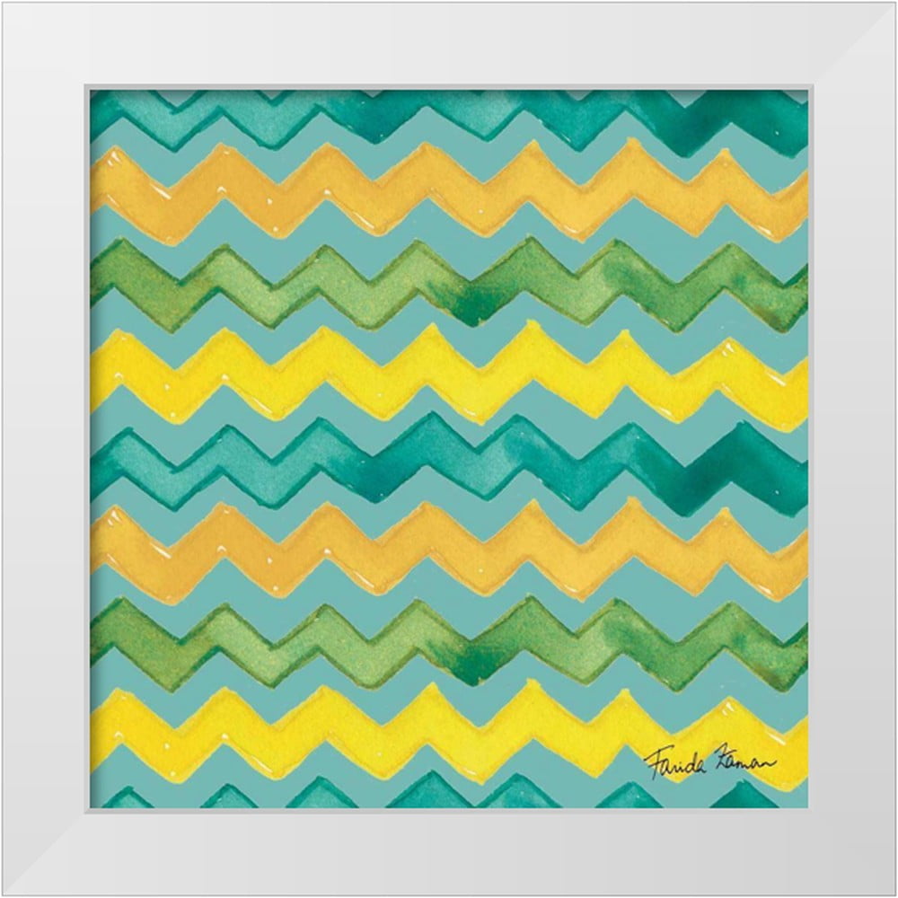 Zaman, Farida 12x12 White Modern Wood Framed Museum Art Print Titled ...