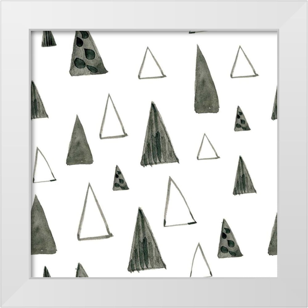 Zaman, Farida 12x12 White Modern Wood Framed Museum Art Print Titled ...