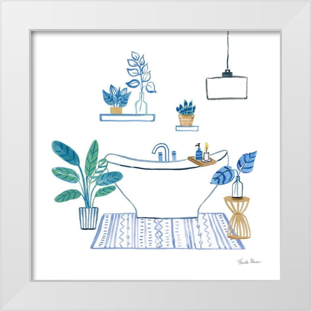 Zaman, Farida 12x12 White Modern Wood Framed Museum Art Print Titled ...