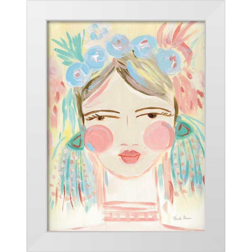 Zaman, Farida 12x14 White Modern Wood Framed Museum Art Print Titled ...