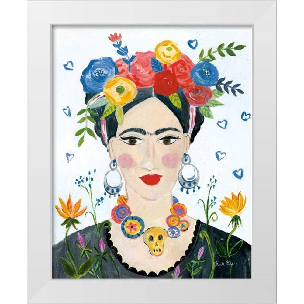 Zaman, Farida 12x14 White Modern Wood Framed Museum Art Print Titled ...