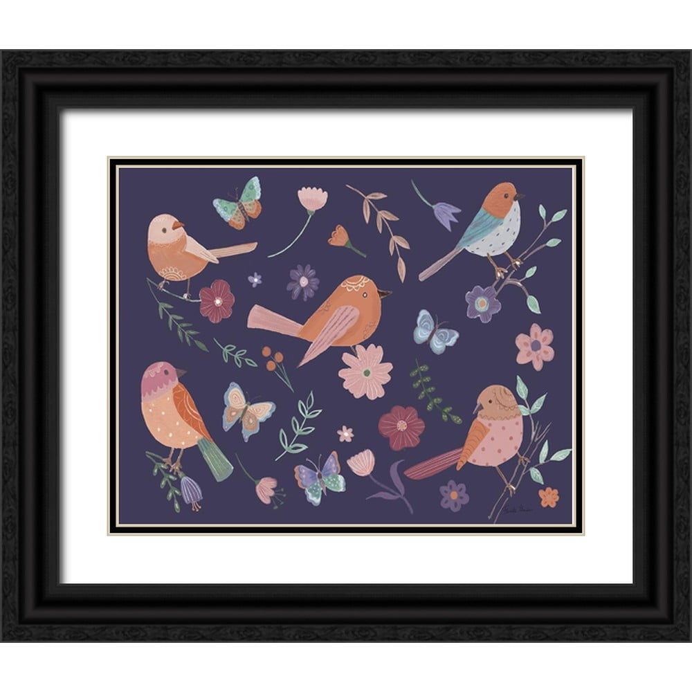 Zaman, Farida 14x12 Black Ornate Wood Framed with Double Matting Museum ...