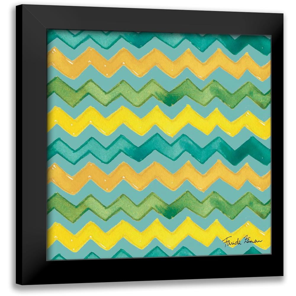 Zaman, Farida 15x15 Black Modern Framed Museum Art Print Titled ...