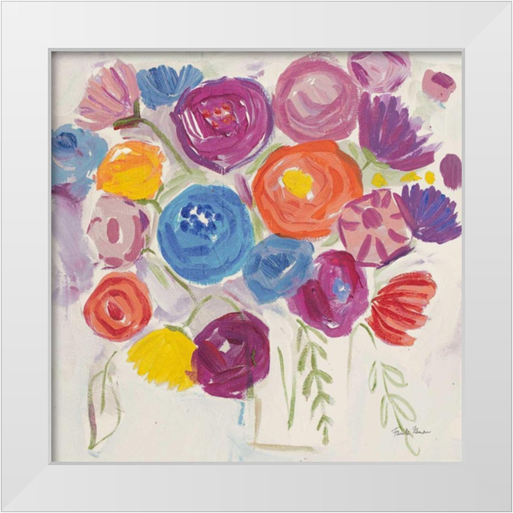 Zaman, Farida 15x15 White Modern Wood Framed Museum Art Print Titled ...