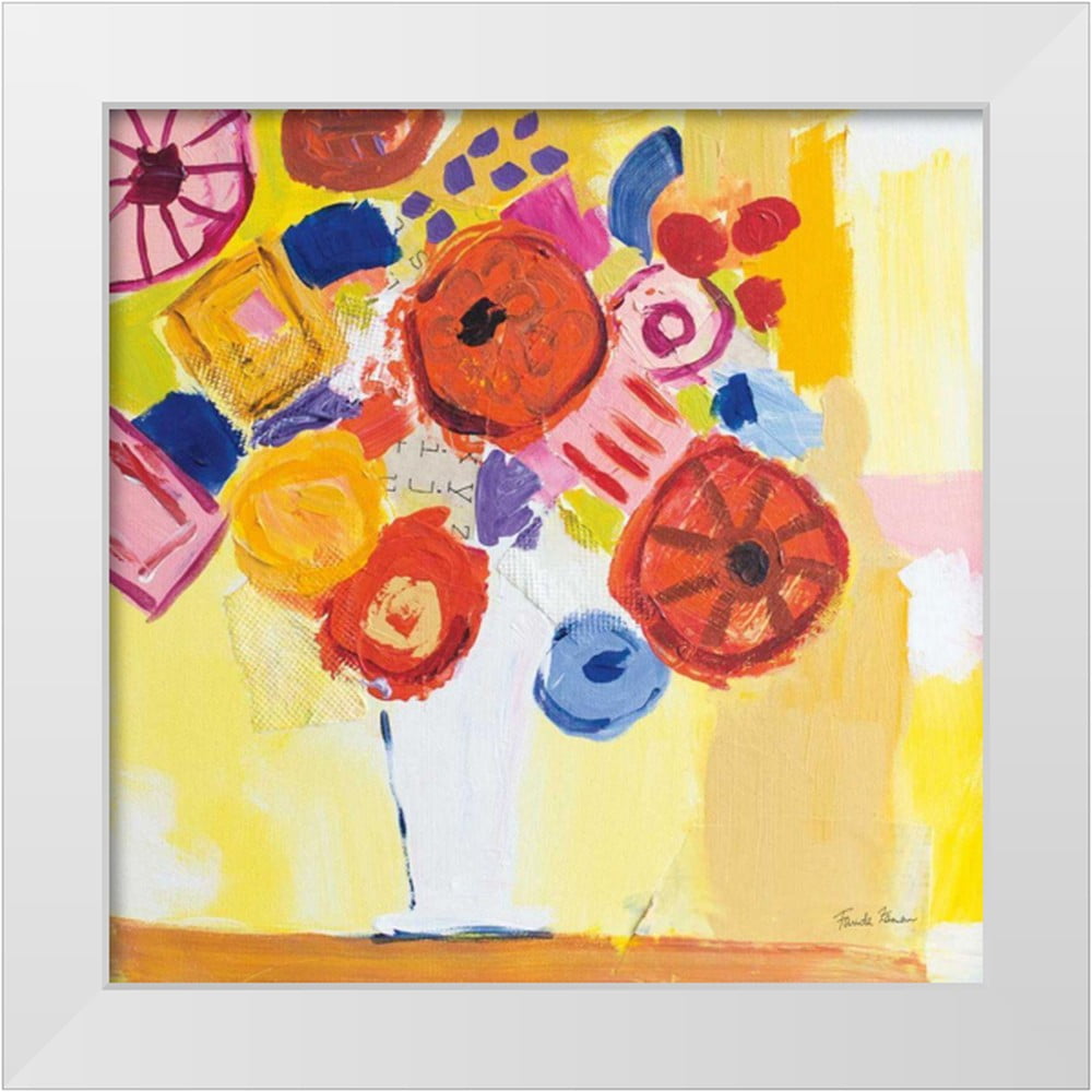 Zaman, Farida 15x15 White Modern Wood Framed Museum Art Print Titled ...