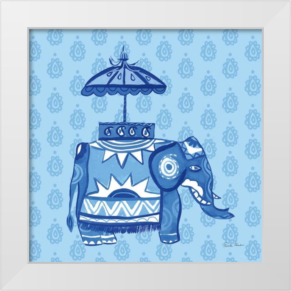 Zaman, Farida 15x15 White Modern Wood Framed Museum Art Print Titled ...