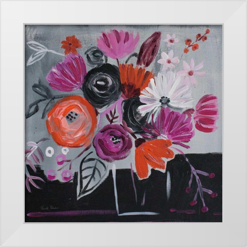 Zaman, Farida 15x15 White Modern Wood Framed Museum Art Print Titled ...