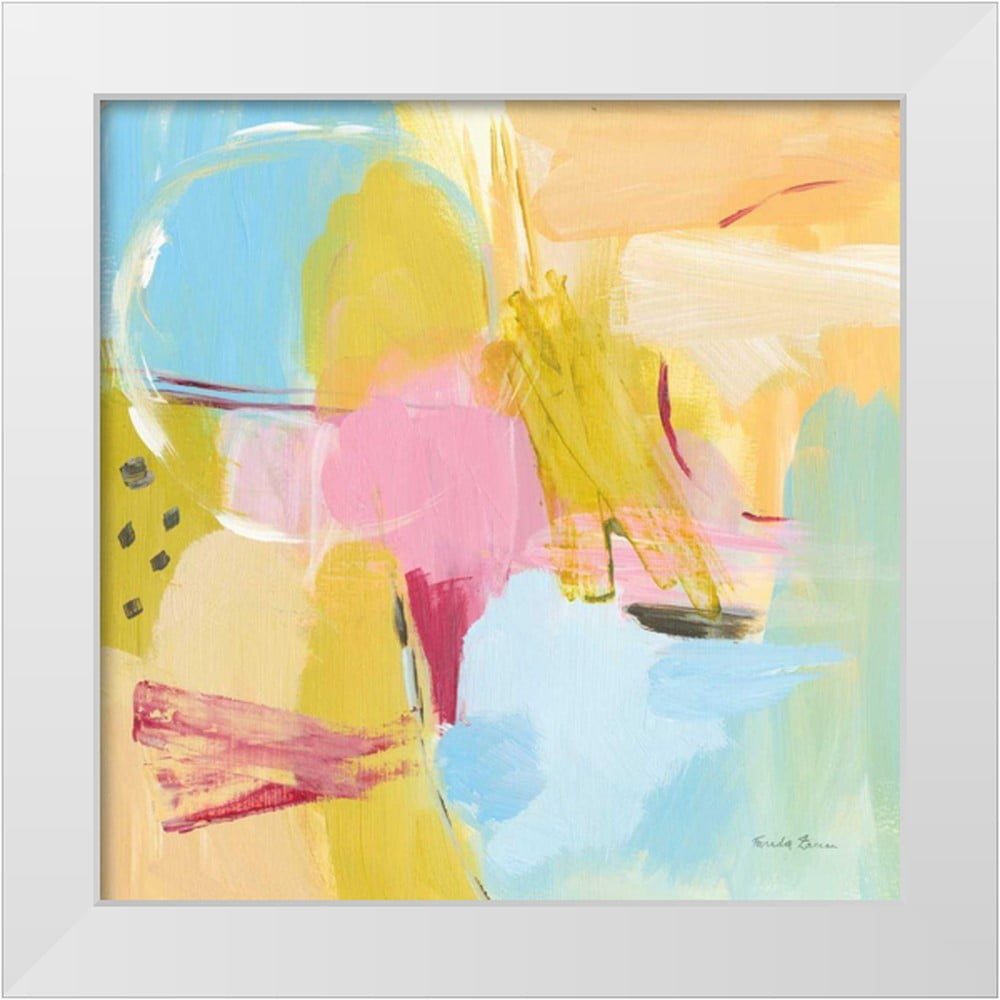 Zaman, Farida 15x15 White Modern Wood Framed Museum Art Print Titled ...