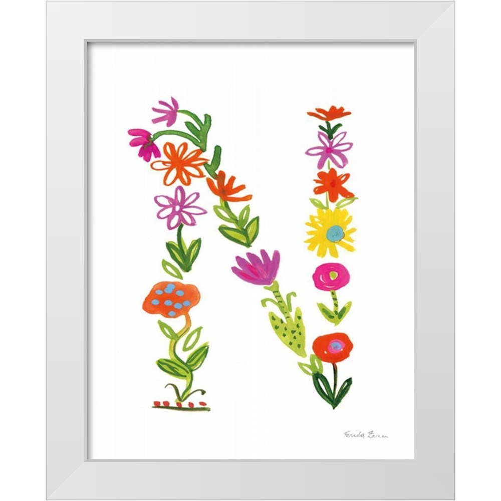 Zaman, Farida 15x18 White Modern Wood Framed Museum Art Print Titled ...
