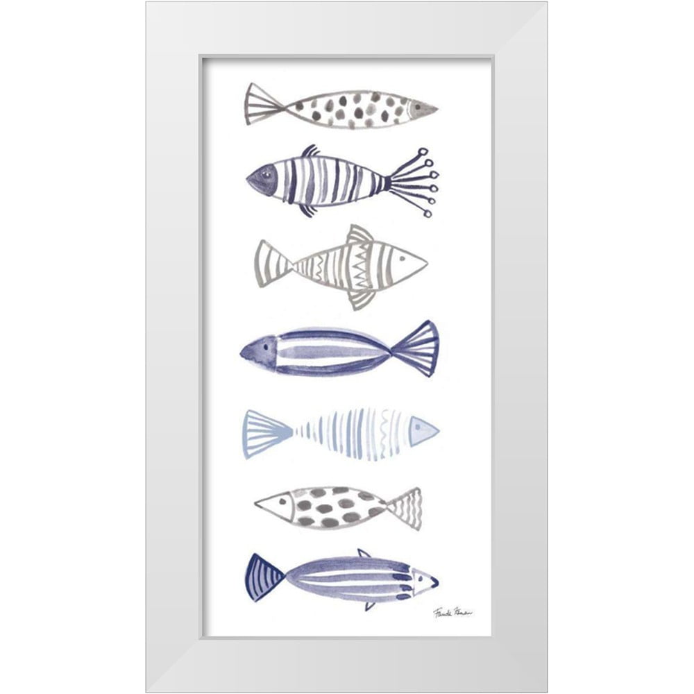 Zaman, Farida 18x32 White Modern Wood Framed Museum Art Print Titled ...