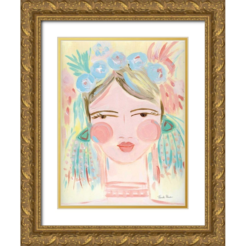 Zaman, Farida 19x24 Gold Ornate Wood Framed with Double Matting Museum Art Print Titled - Fresh ...
