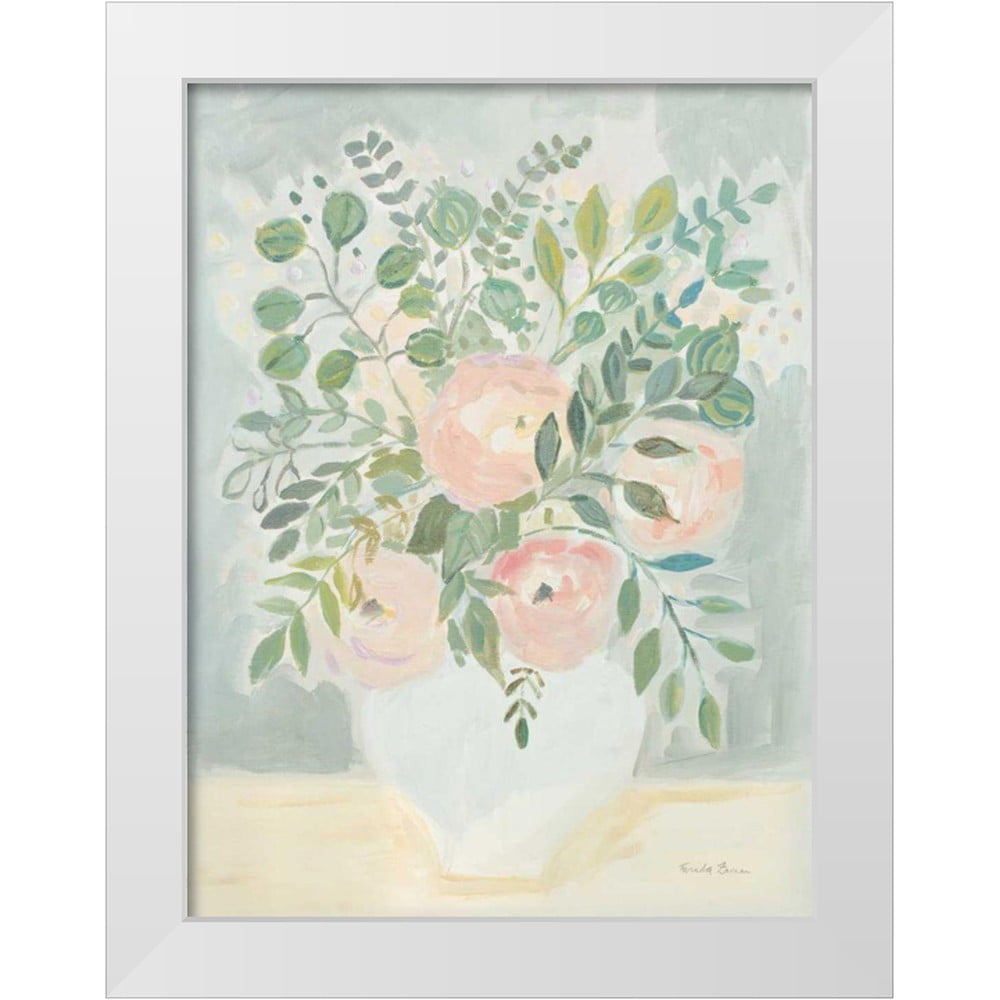 Zaman, Farida 19x24 White Modern Wood Framed Museum Art Print Titled ...