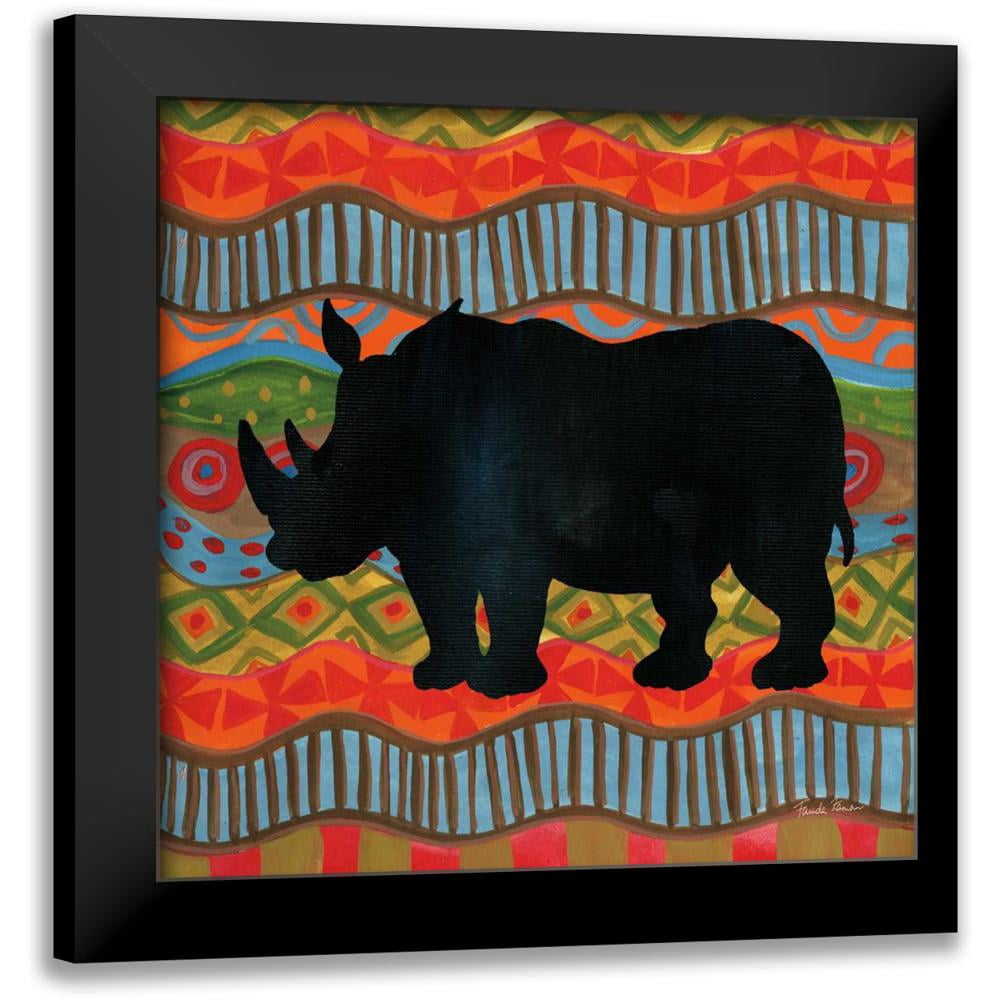 Zaman, Farida 20x20 Black Modern Framed Museum Art Print Titled ...