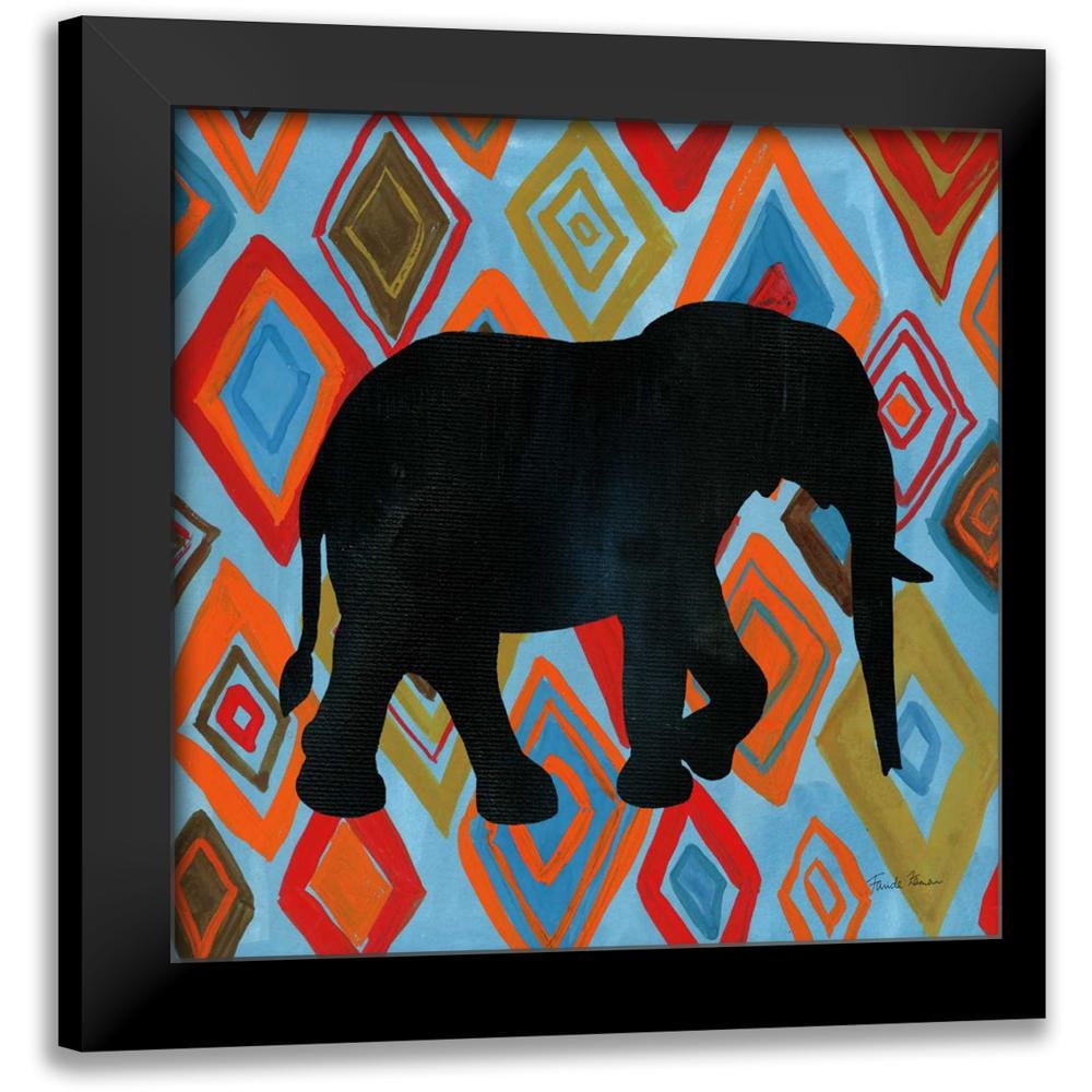 Zaman, Farida 20x20 Black Modern Framed Museum Art Print Titled ...