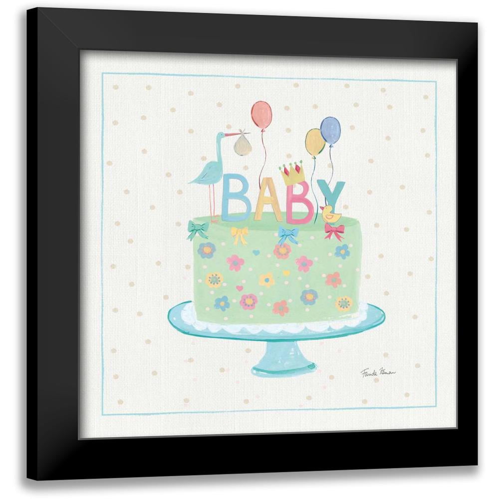 Zaman, Farida 20x20 Black Modern Framed Museum Art Print Titled - Happy ...