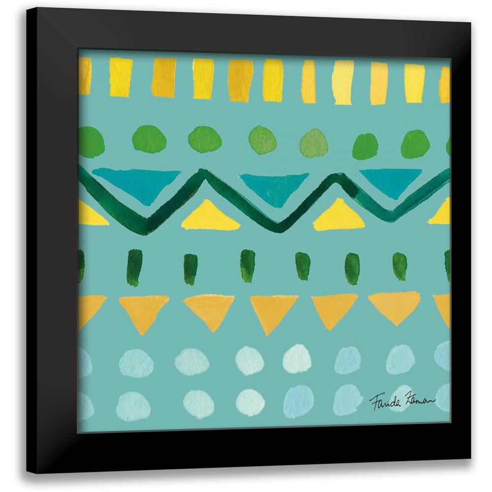 Zaman, Farida 20x20 Black Modern Framed Museum Art Print Titled ...