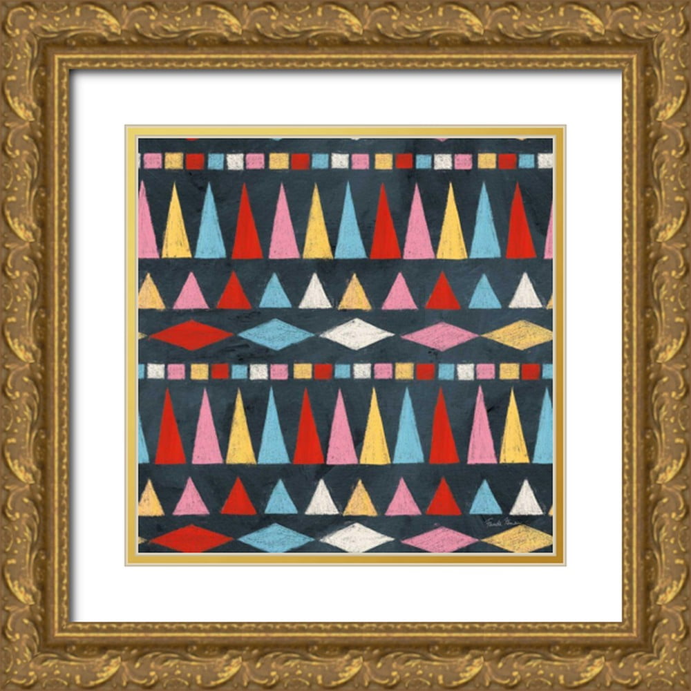 Zaman, Farida 20x20 Gold Ornate Wood Framed with Double Matting Museum ...