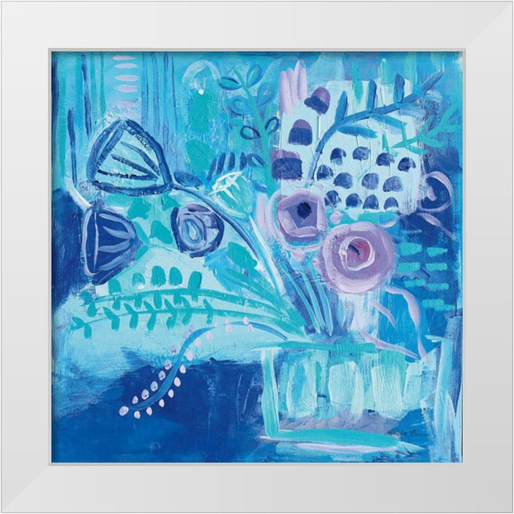 Zaman, Farida 20x20 White Modern Wood Framed Museum Art Print Titled ...