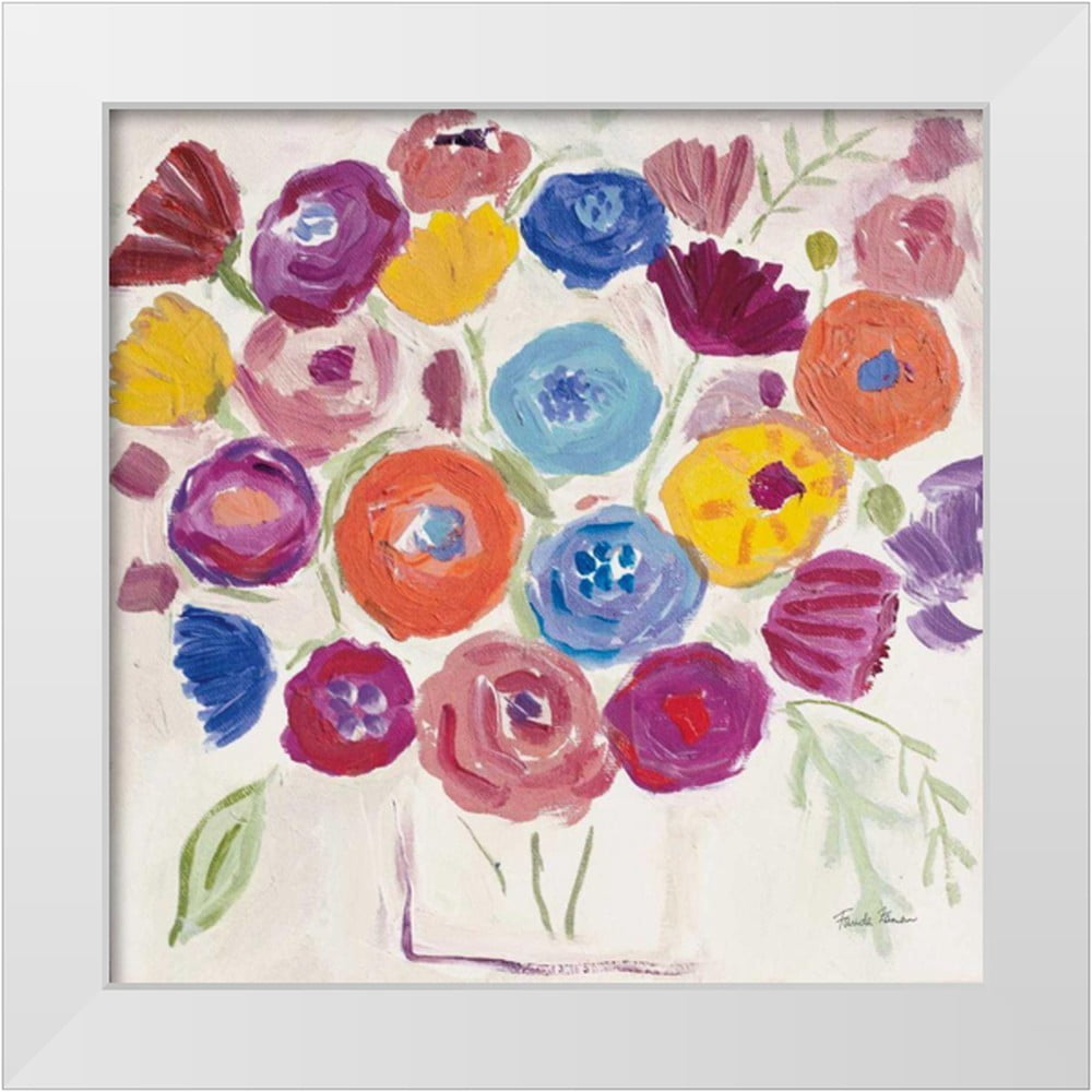 Zaman, Farida 20x20 White Modern Wood Framed Museum Art Print Titled ...