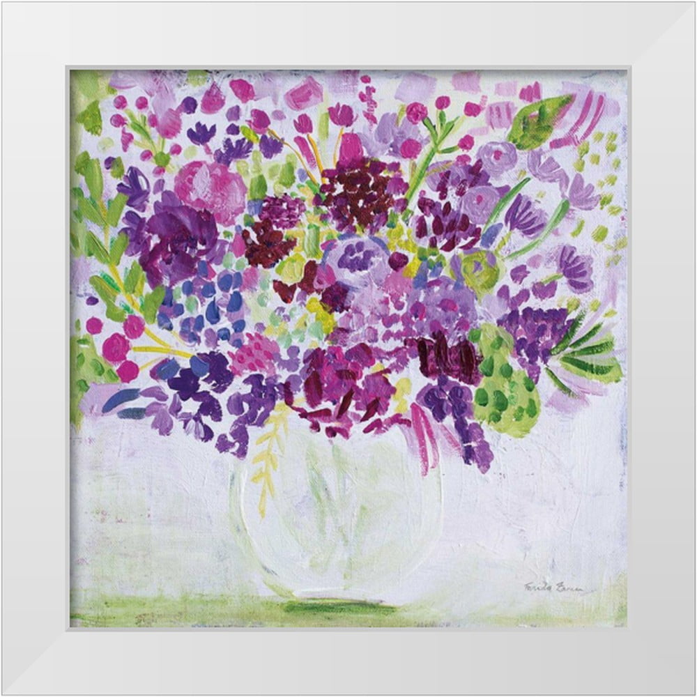 Zaman, Farida 20x20 White Modern Wood Framed Museum Art Print Titled ...
