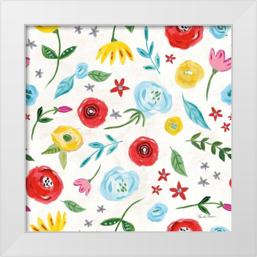 Zaman, Farida 20x20 White Modern Wood Framed Museum Art Print Titled ...