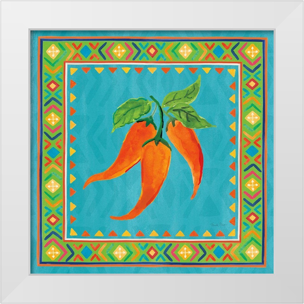 Zaman, Farida 20x20 White Modern Wood Framed Museum Art Print Titled ...