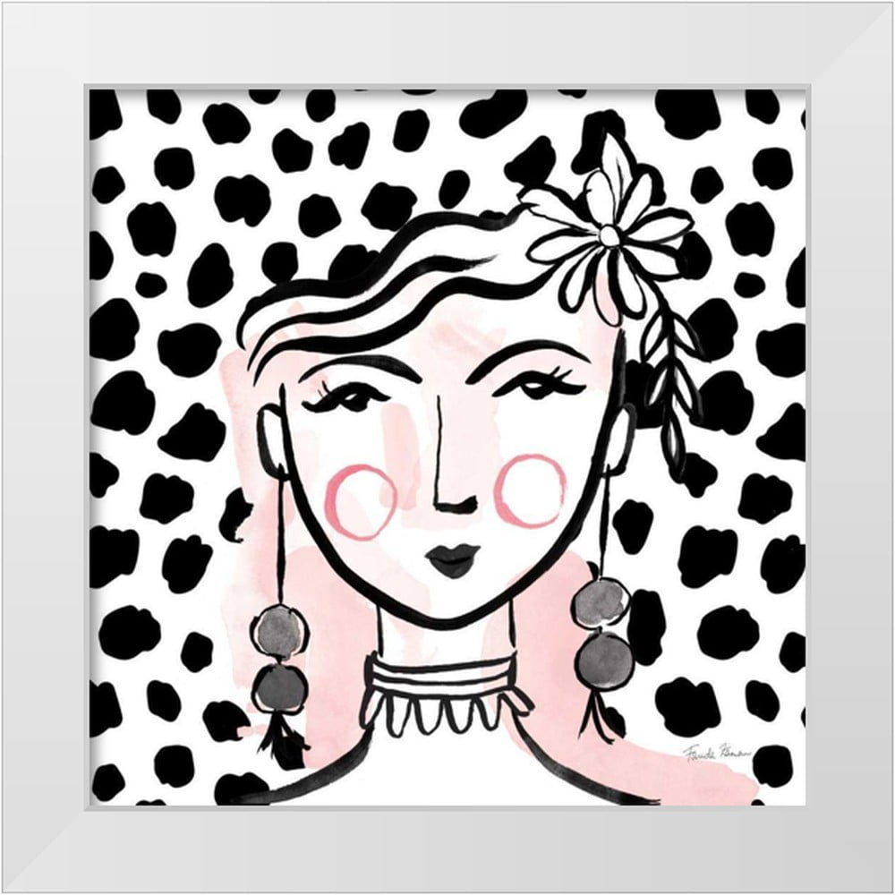 Zaman, Farida 20x20 White Modern Wood Framed Museum Art Print Titled ...