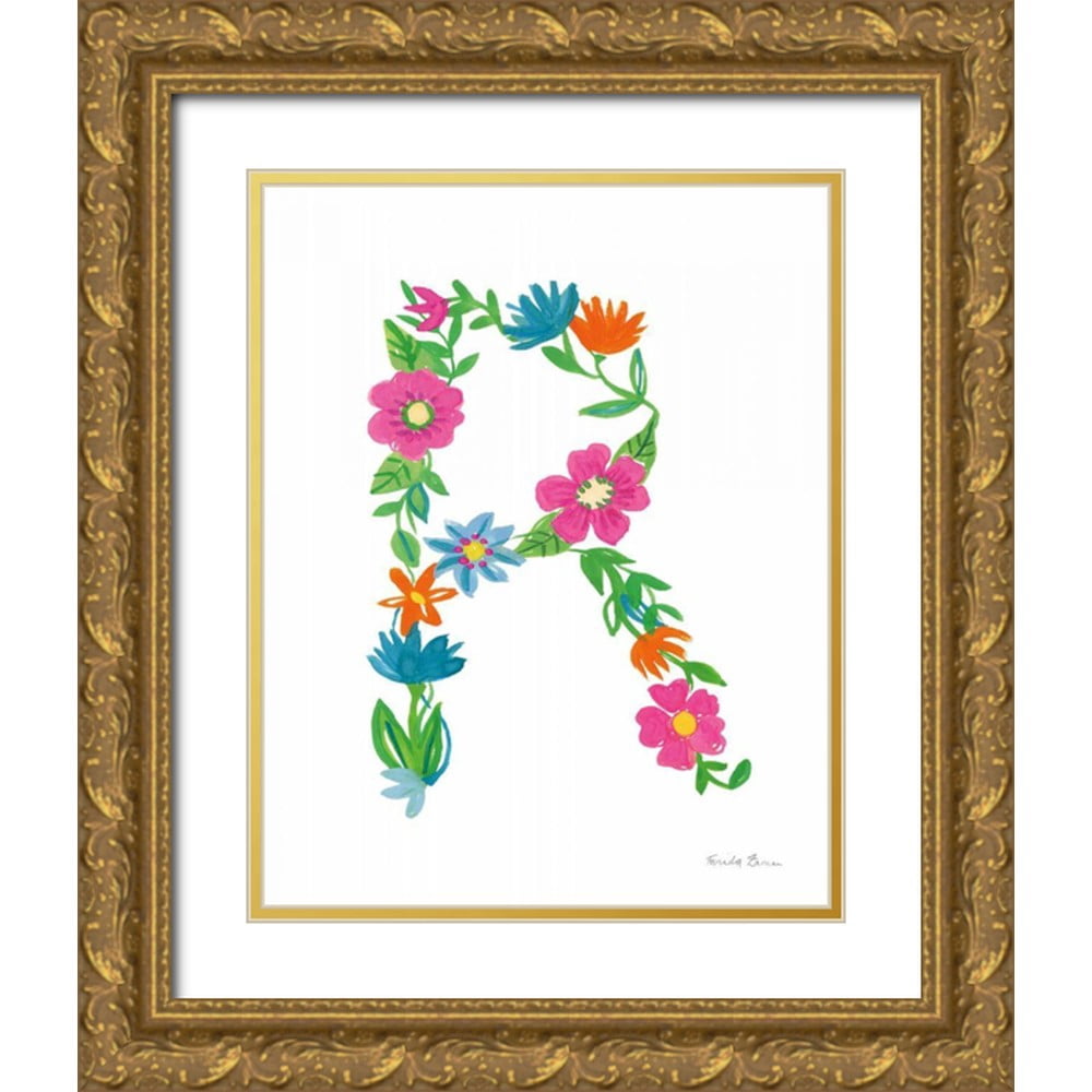 Zaman, Farida 20x24 Gold Ornate Wood Framed with Double Matting Museum ...