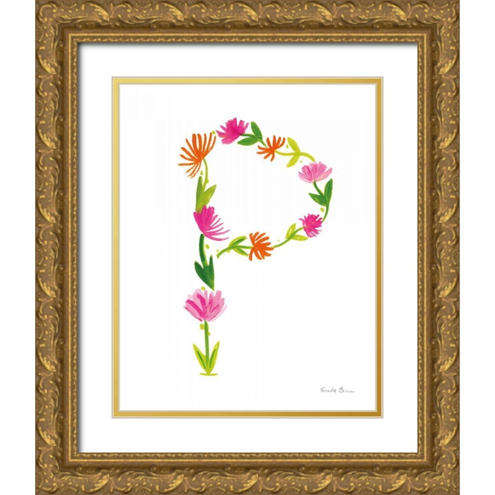 Zaman, Farida 20x24 Gold Ornate Wood Framed with Double Matting Museum ...