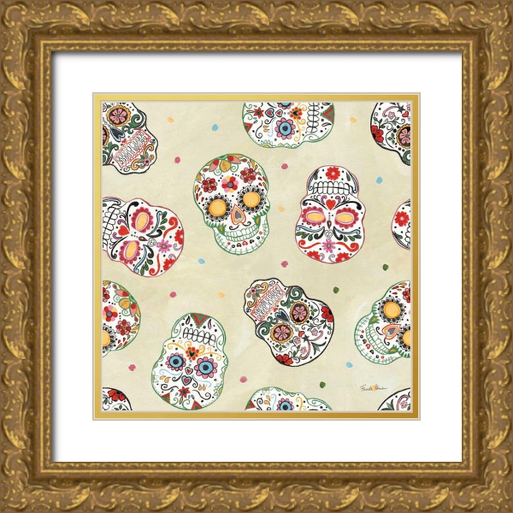 Zaman, Farida 26x26 Gold Ornate Wood Framed with Double Matting Museum ...