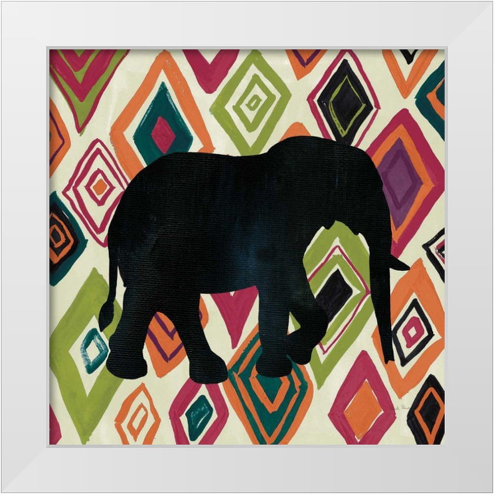 Zaman, Farida 26x26 White Modern Wood Framed Museum Art Print Titled ...
