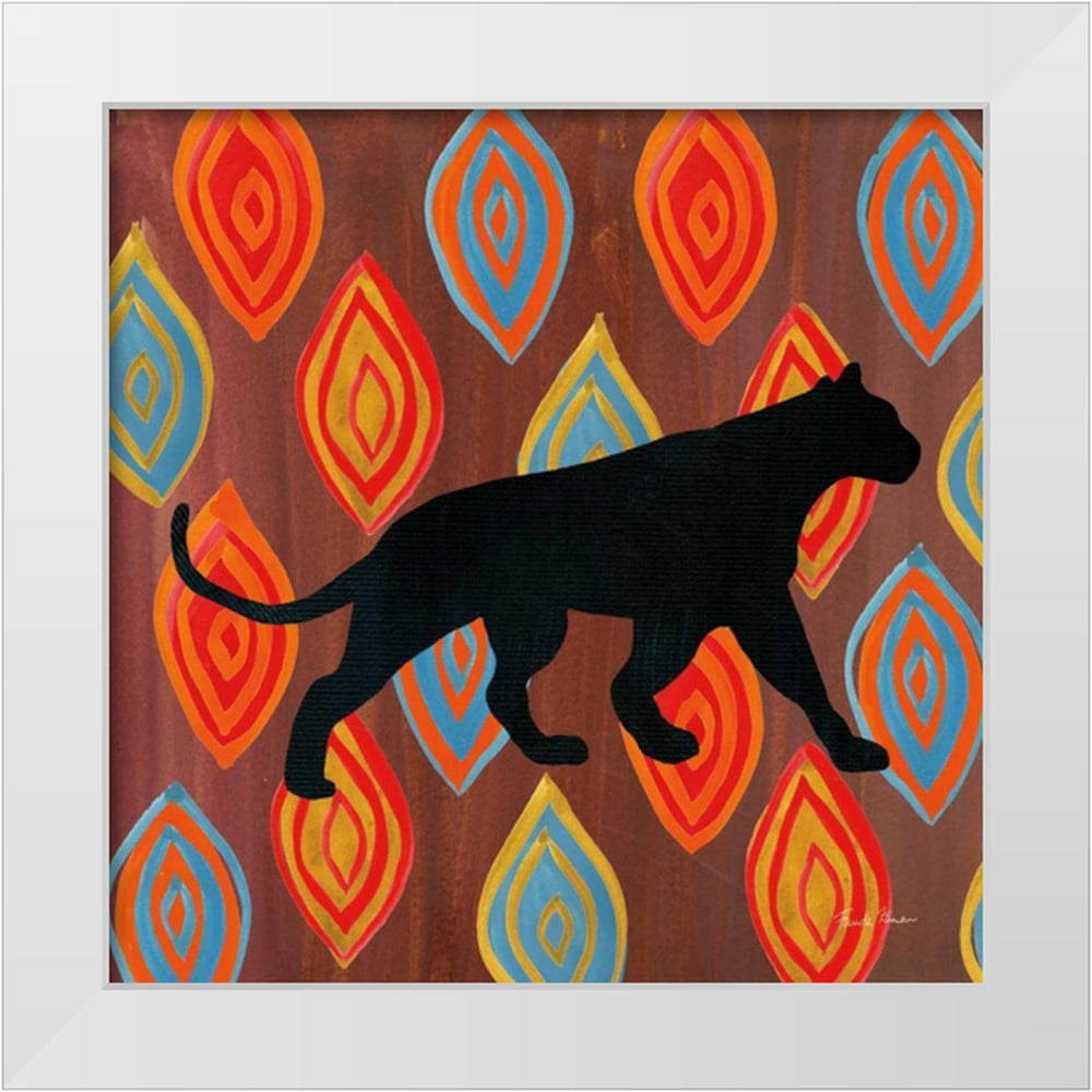 Zaman, Farida 26x26 White Modern Wood Framed Museum Art Print Titled ...