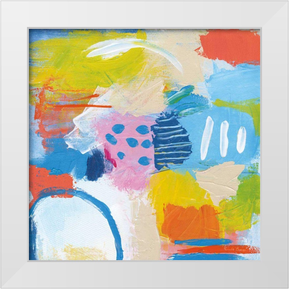 Zaman, Farida 26x26 White Modern Wood Framed Museum Art Print Titled ...