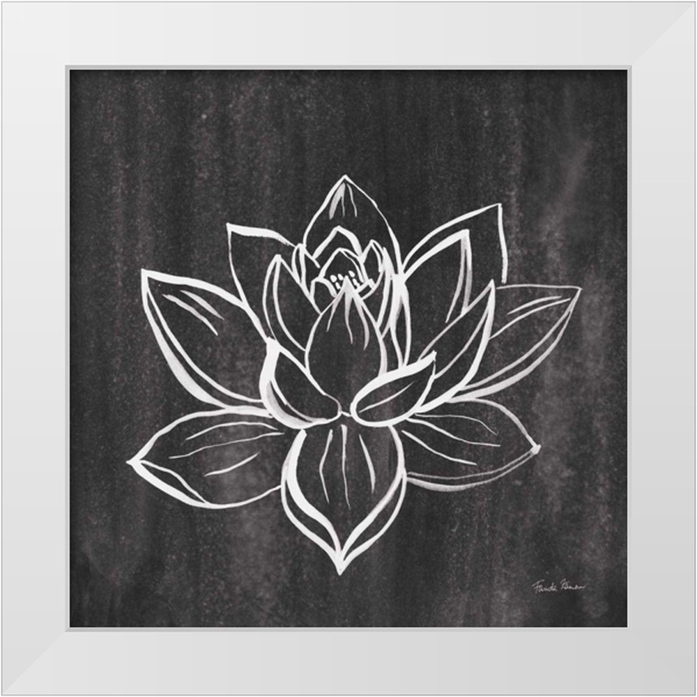 Zaman, Farida 26x26 White Modern Wood Framed Museum Art Print Titled ...