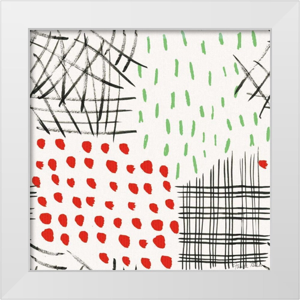 Zaman, Farida 26x26 White Modern Wood Framed Museum Art Print Titled ...