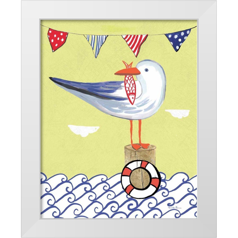 Zaman, Farida 26x32 White Modern Wood Framed Museum Art Print Titled ...