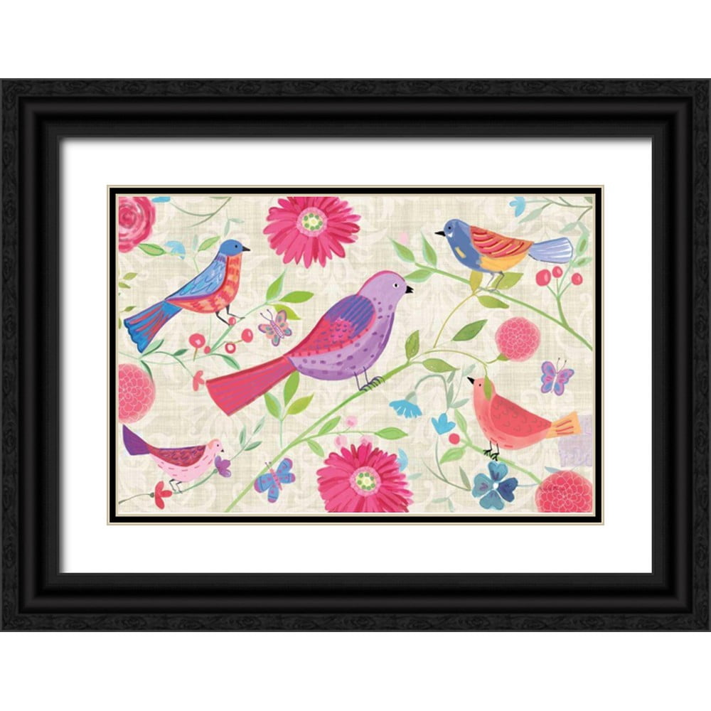 Zaman, Farida 32x23 Black Ornate Wood Framed with Double Matting Museum ...