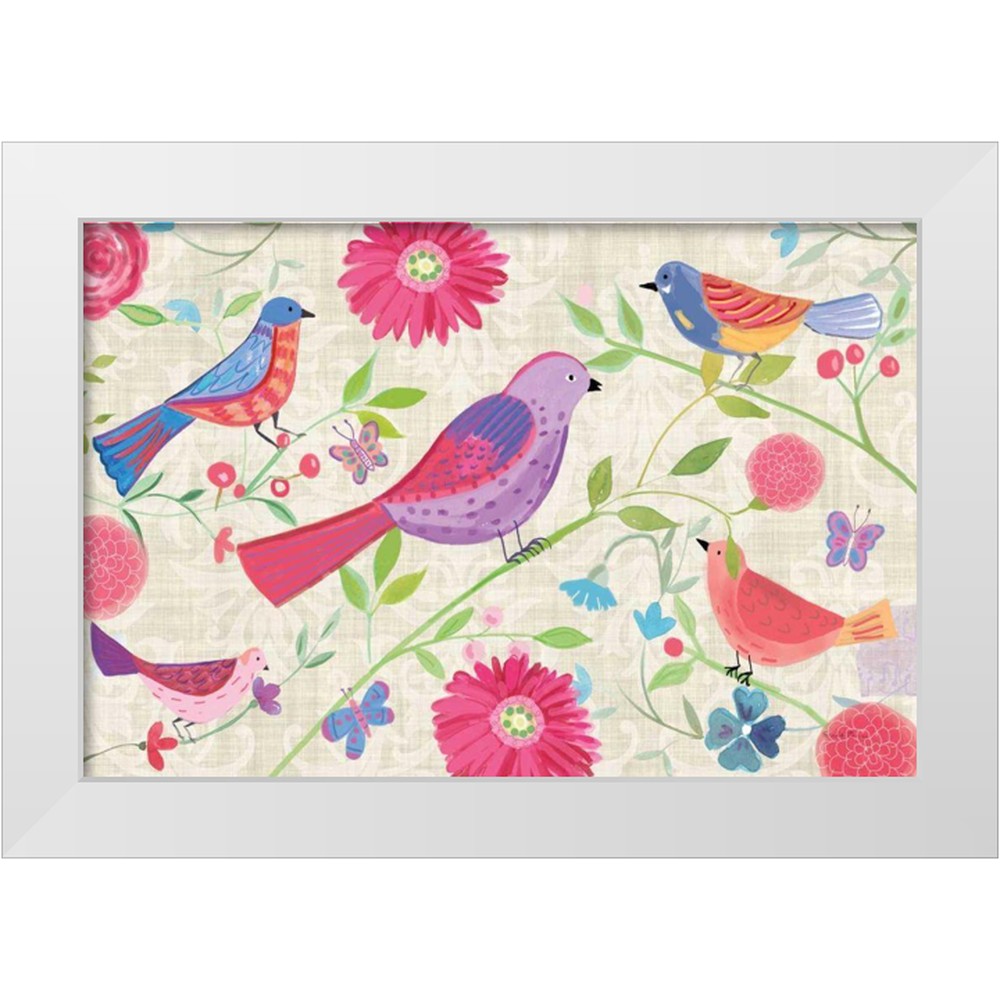 Zaman, Farida 32x23 White Modern Wood Framed Museum Art Print Titled ...