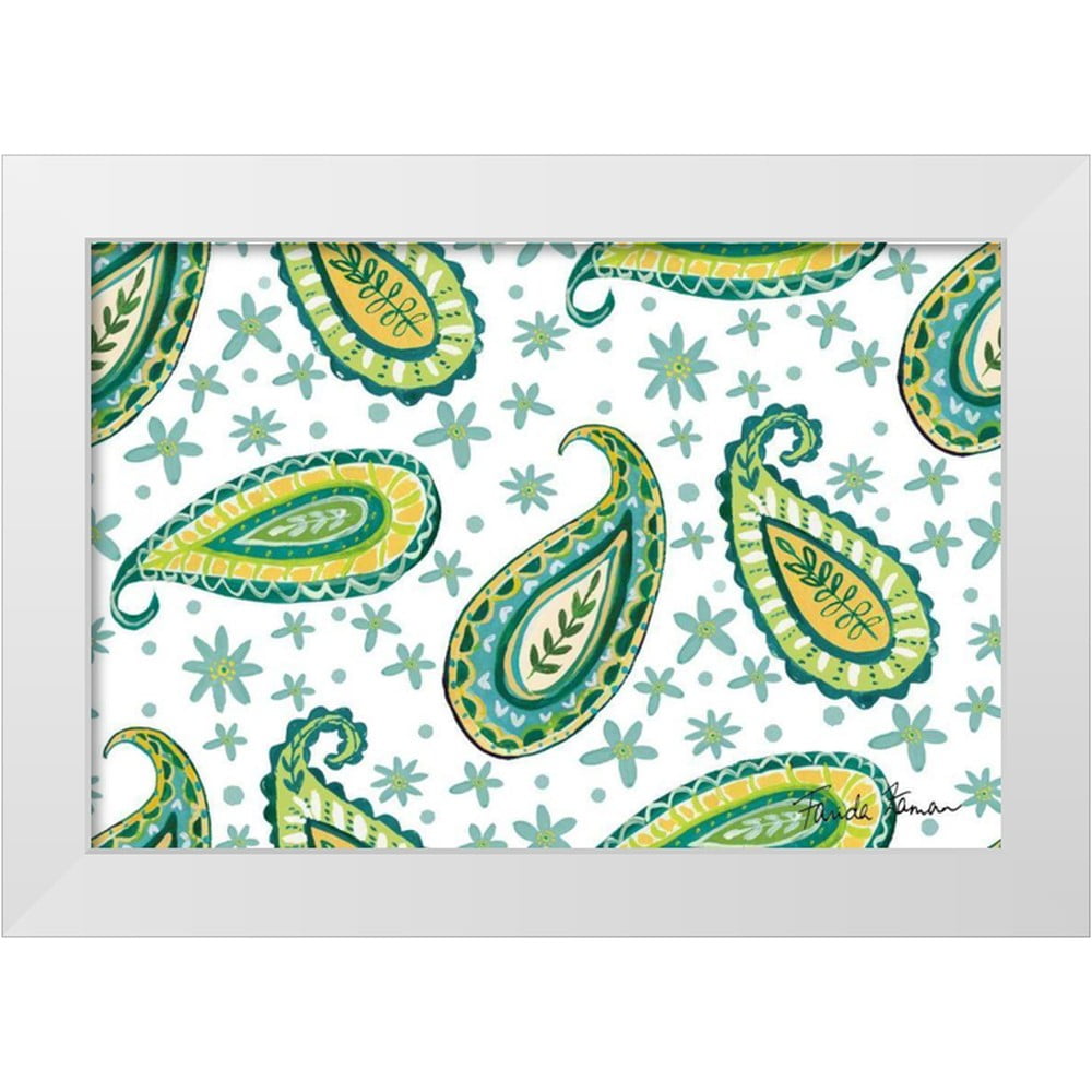 Zaman, Farida 32x23 White Modern Wood Framed Museum Art Print Titled ...