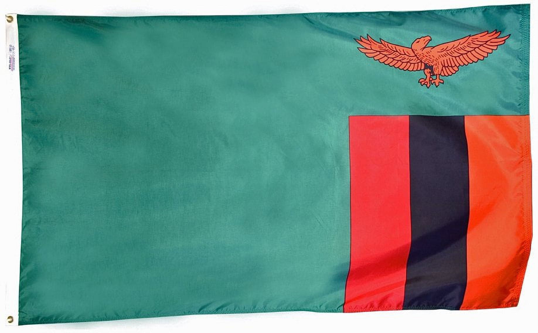 Zambia - 2'X3' Nylon Flag - Walmart.com