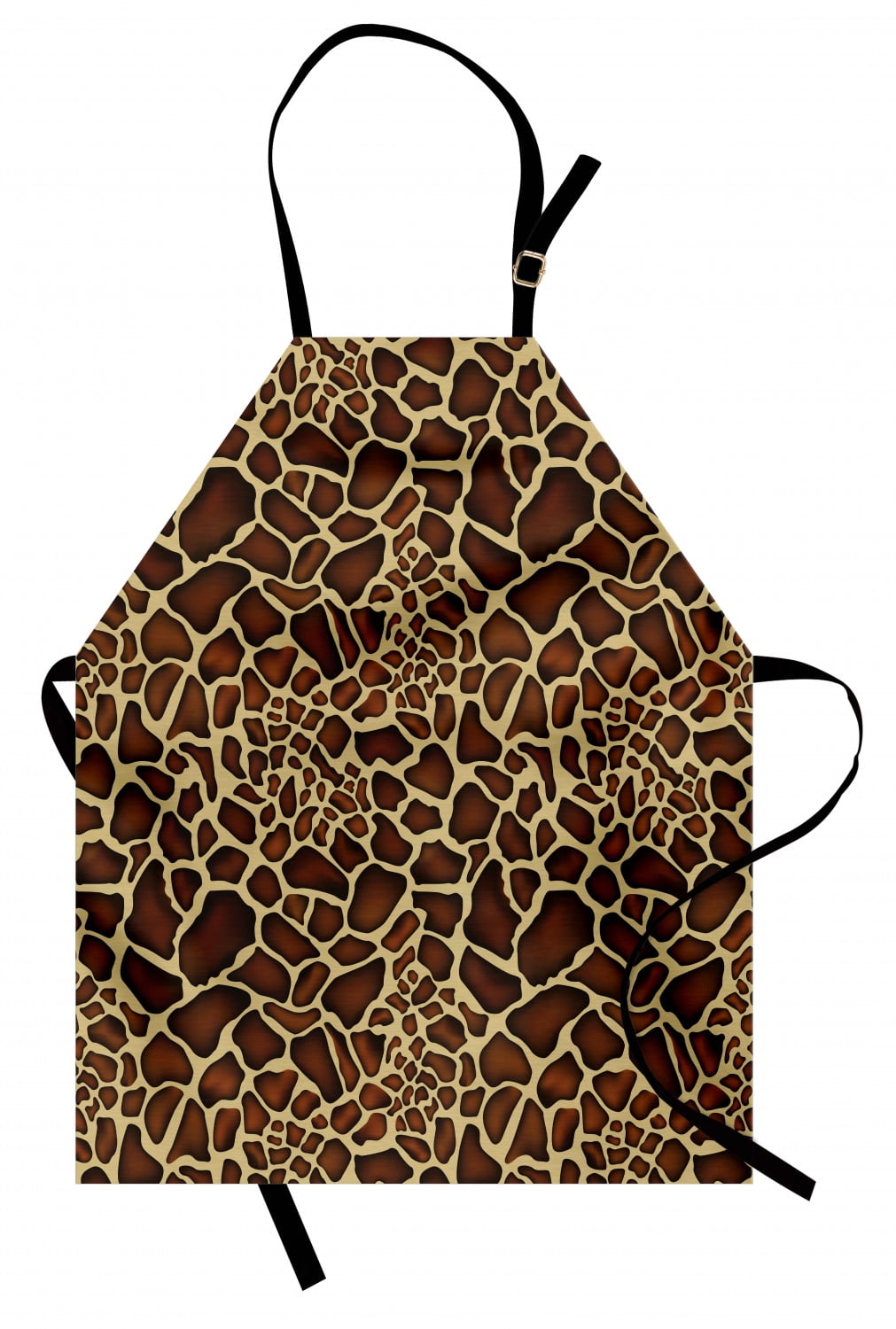 Zambia Apron Giraffe Skin Pattern Wildlife Symbolic Zoo Hippie Style ...
