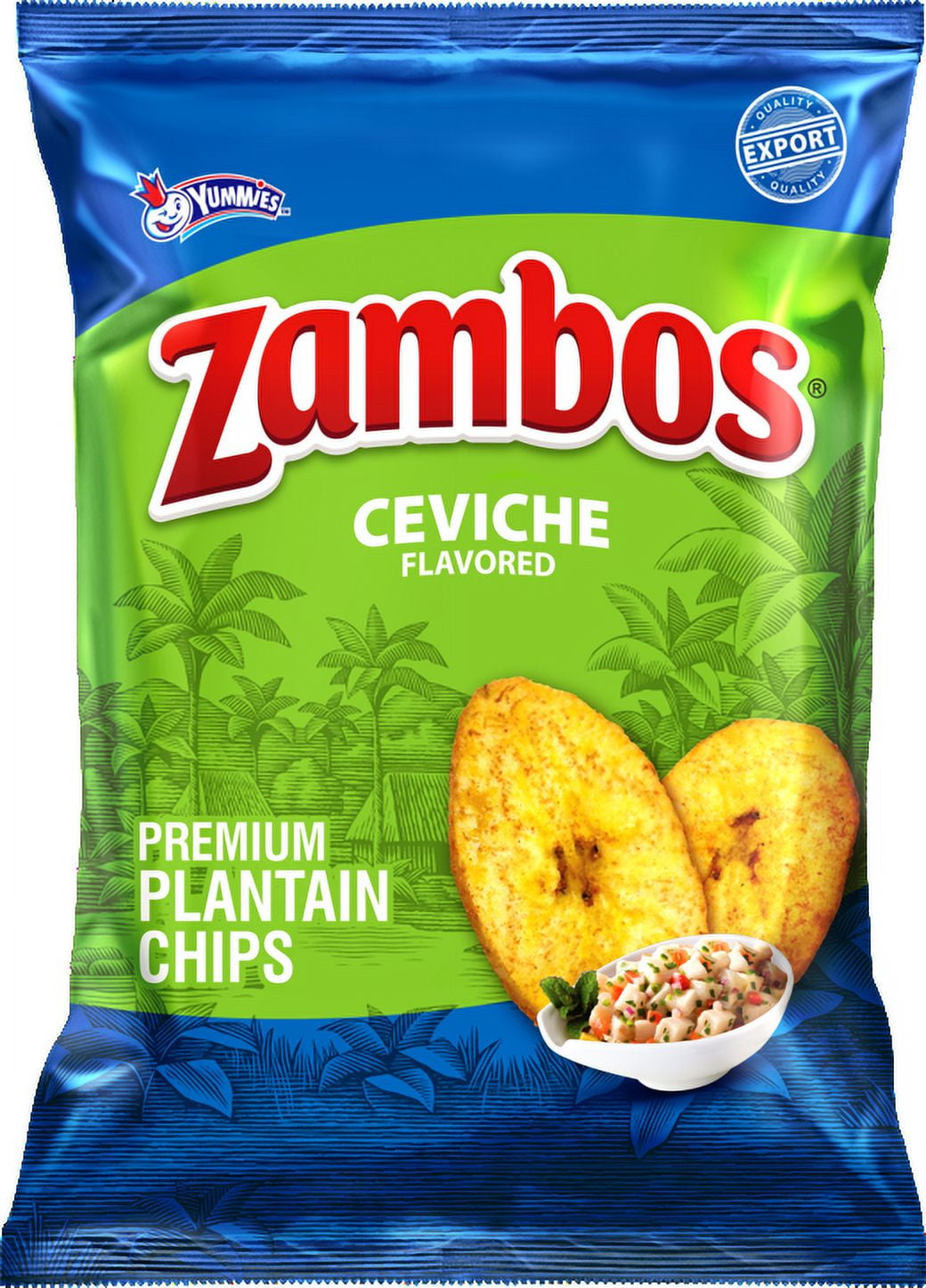 Zambos Ceviche Plantain Chips 5.4 Oz (Pack of 6) - Walmart.com