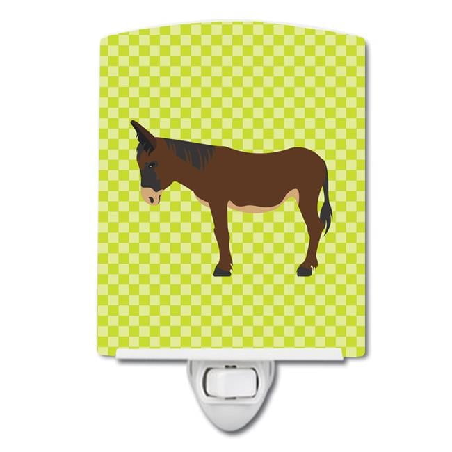 Zamorano-Leones Donkey Green Ceramic Night Light - Walmart.com