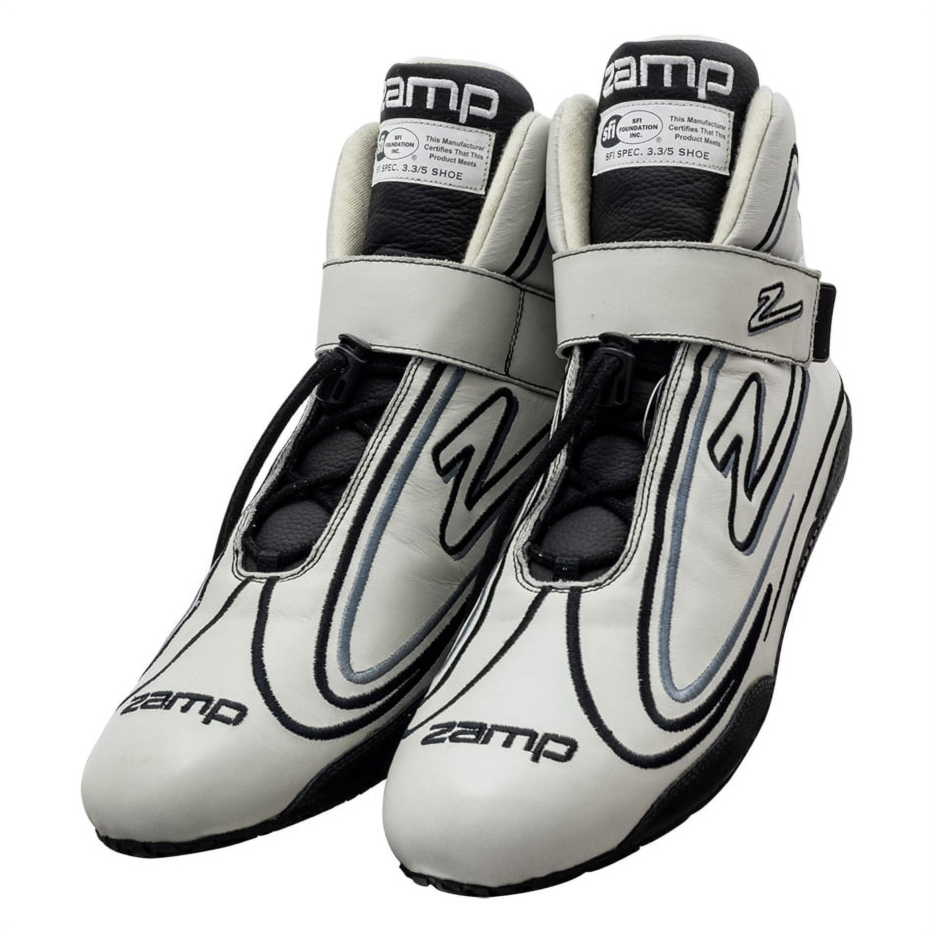 Zamp RS003C1512 ZR-50 SFI 3.3/5 Race/Racing & Driving Shoes, Gray, Size ...