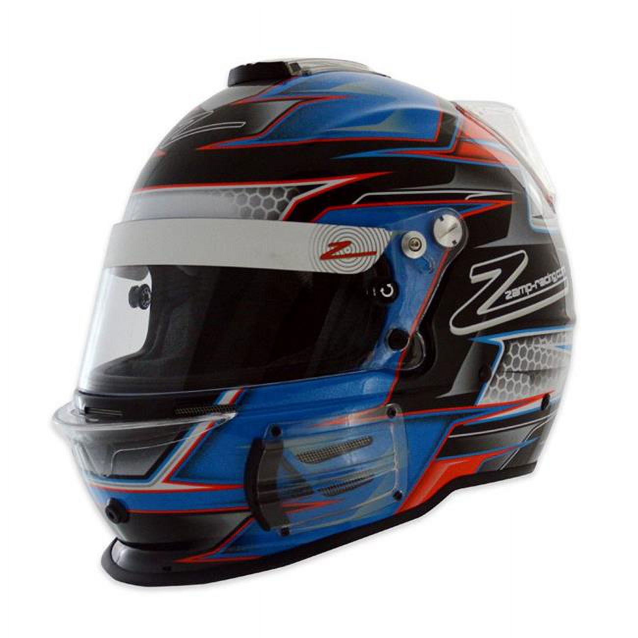 Zamp ZAMH743C24XL RZ-42 SA15 Graphic Helmet, Orange & Blue - Extra ...