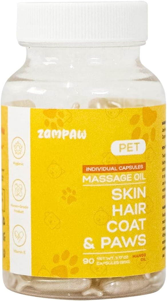 Zampaw Pet Massage Oil for Dogs – Anti-Itch Relief for Dry, Itchy ...