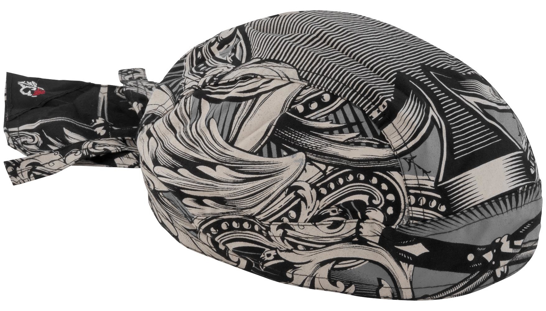 Zan Headgear Flydanna Headwrap Aces and Swords (OSFM, Gray Aces and ...