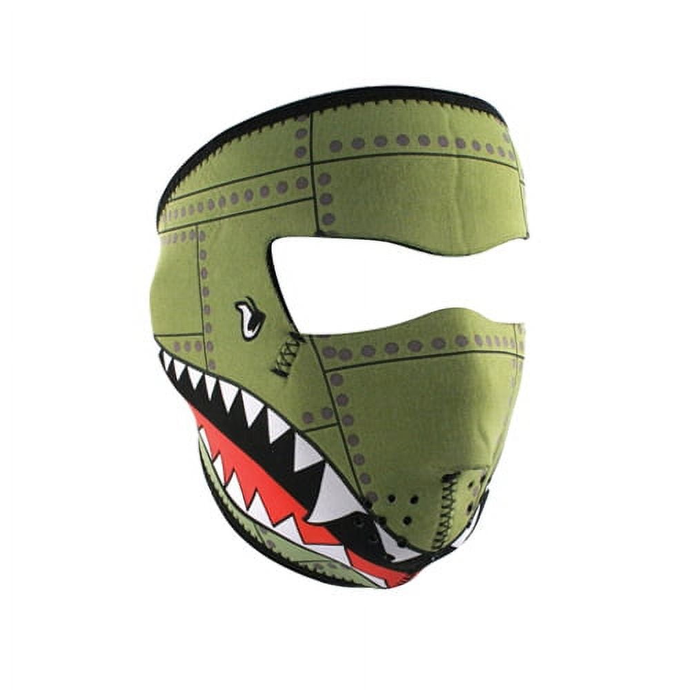 Zan Headgear Full Face Mask Bomber (OSFM, Green Bomber) - Walmart.com